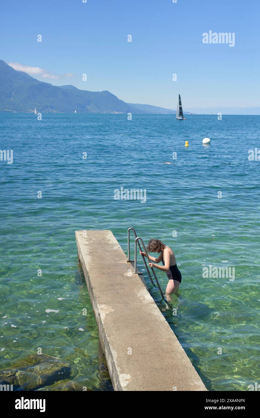 Concrete jetty Banque de photographies et d’images à haute résolution ...