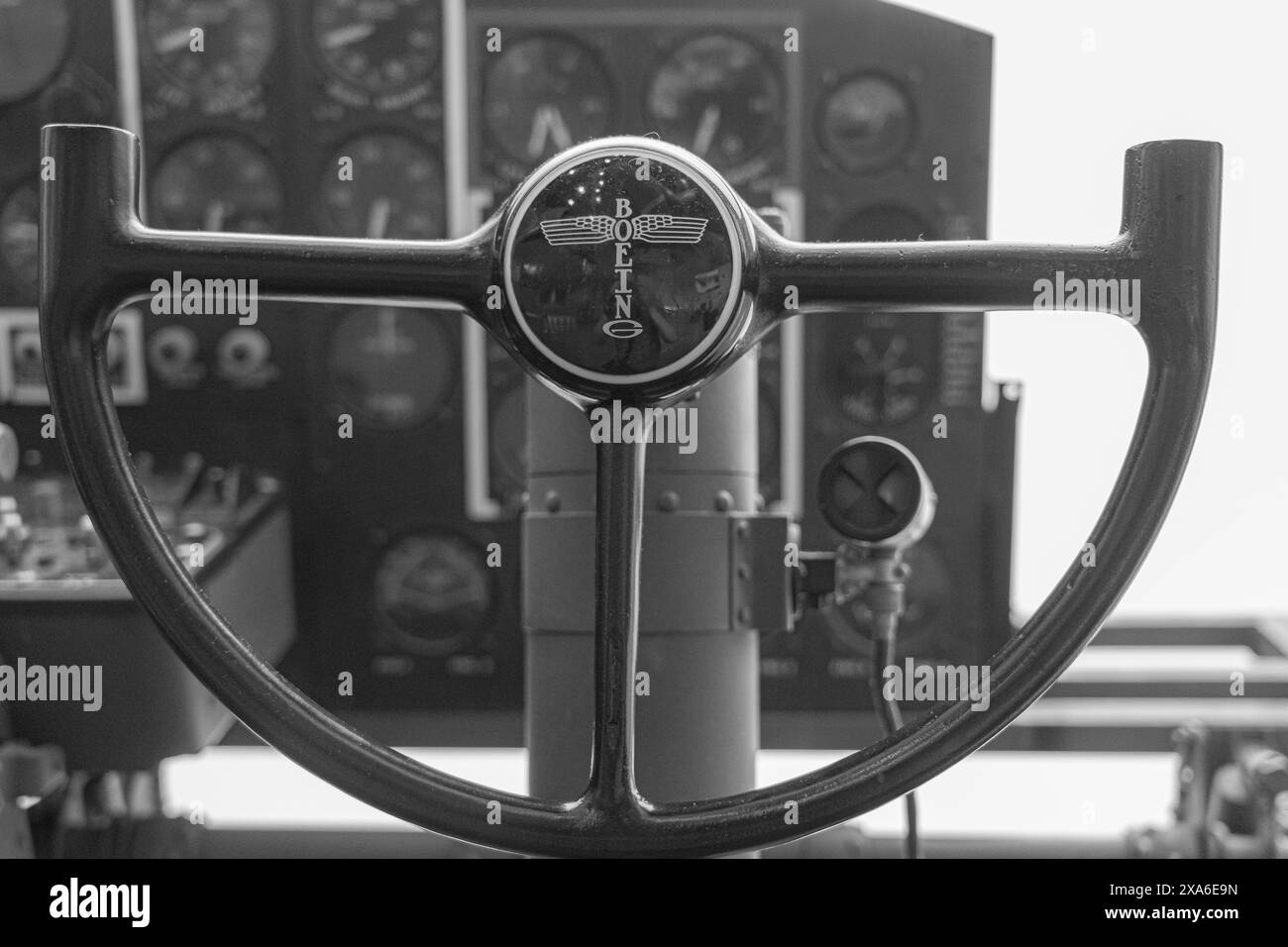 Volant ou volant Banque d'images noir et blanc - Alamy