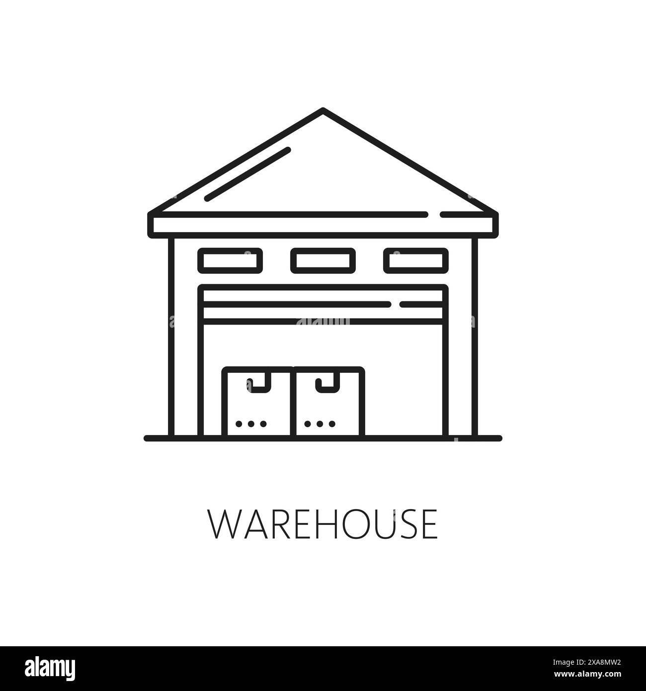 Logistique de stockage Banque d'images noir et blanc - Alamy