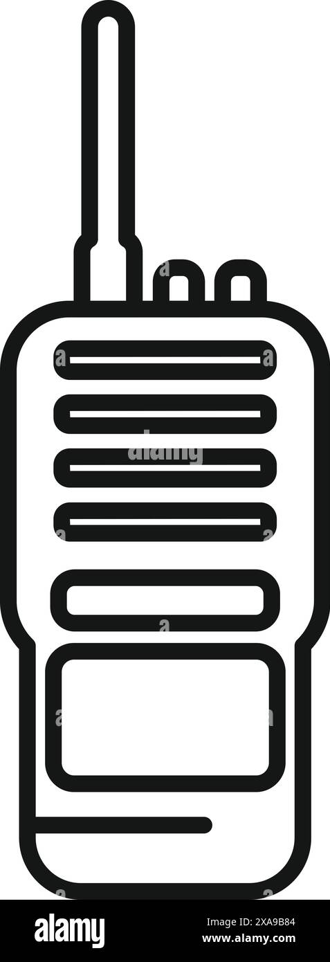 Military radio ham Banque d'images vectorielles - Alamy