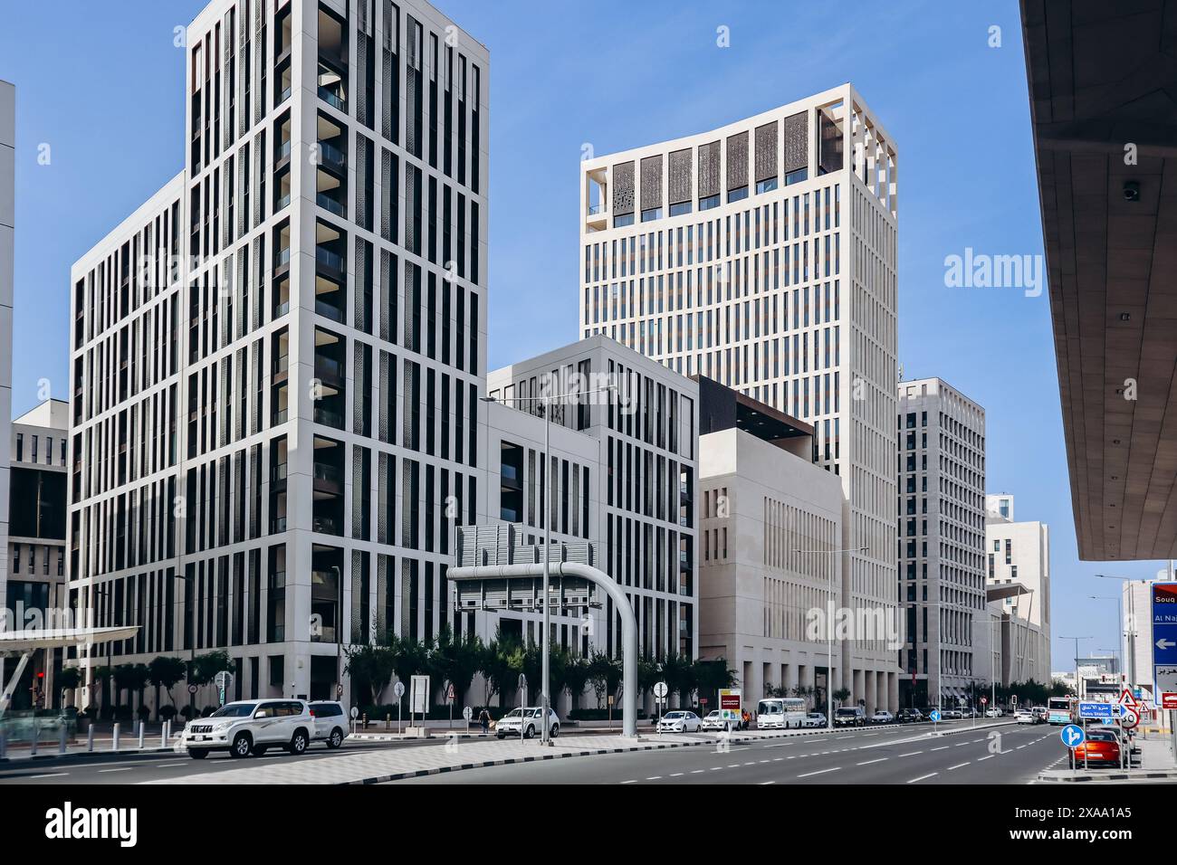 Doha, Qatar - 1er mai 2024 : Msheireb Downtown Doha, une zone en ...