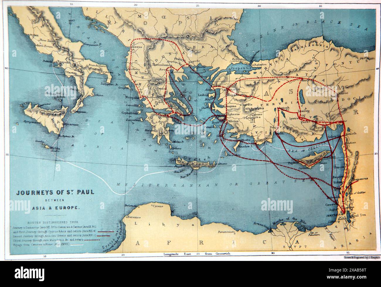 Mapa de asia y europa Banque de photographies et d’images à haute ...