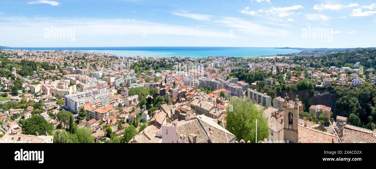 Cagnes sur mer vue aérienne Banque de photographies et d’images à haute ...