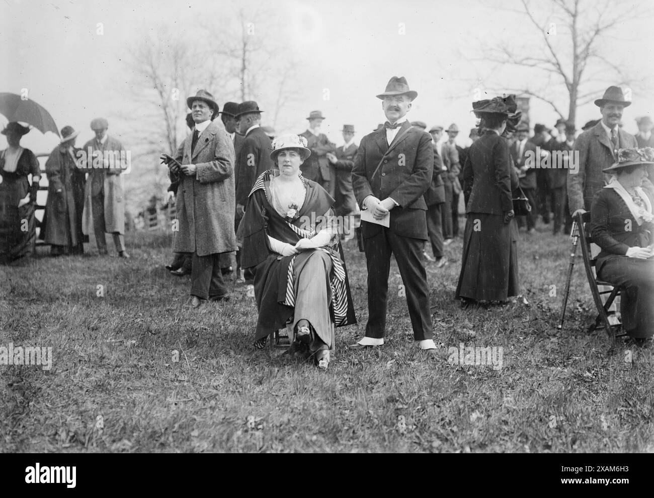 J.E. Aldred & ; épouse, 1914. Montre John Edward Aldred et sa femme au ...
