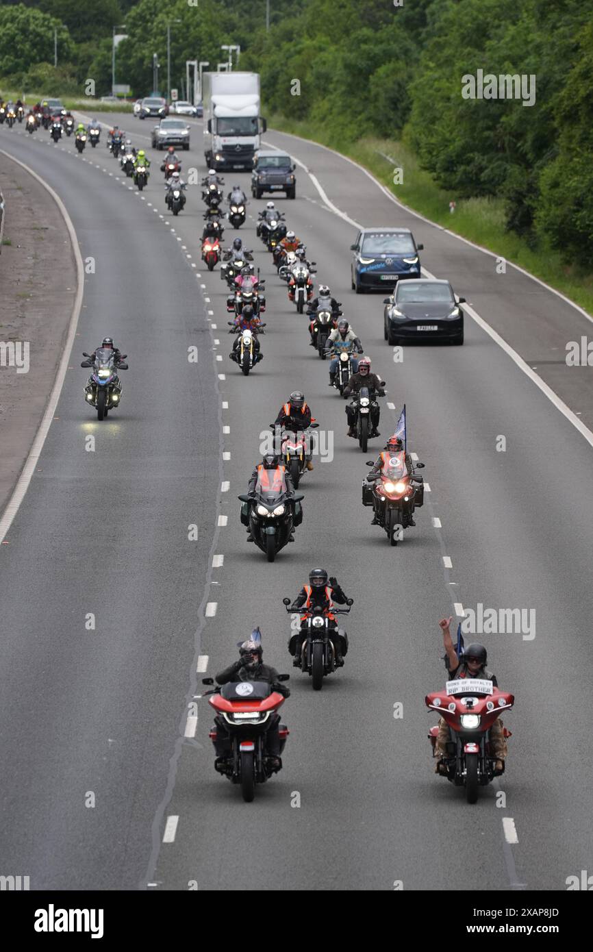 Des milliers de motards roulent de Londres à Barrow avant le Dave Day ...