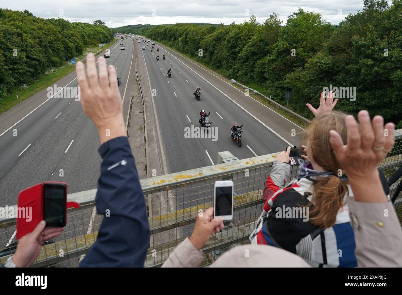 Des milliers de motards roulent de Londres à Barrow avant le Dave Day ...