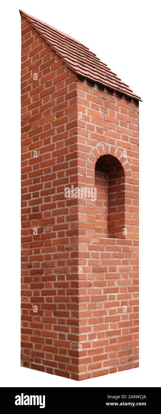 Brick column Banque d'images détourées - Alamy