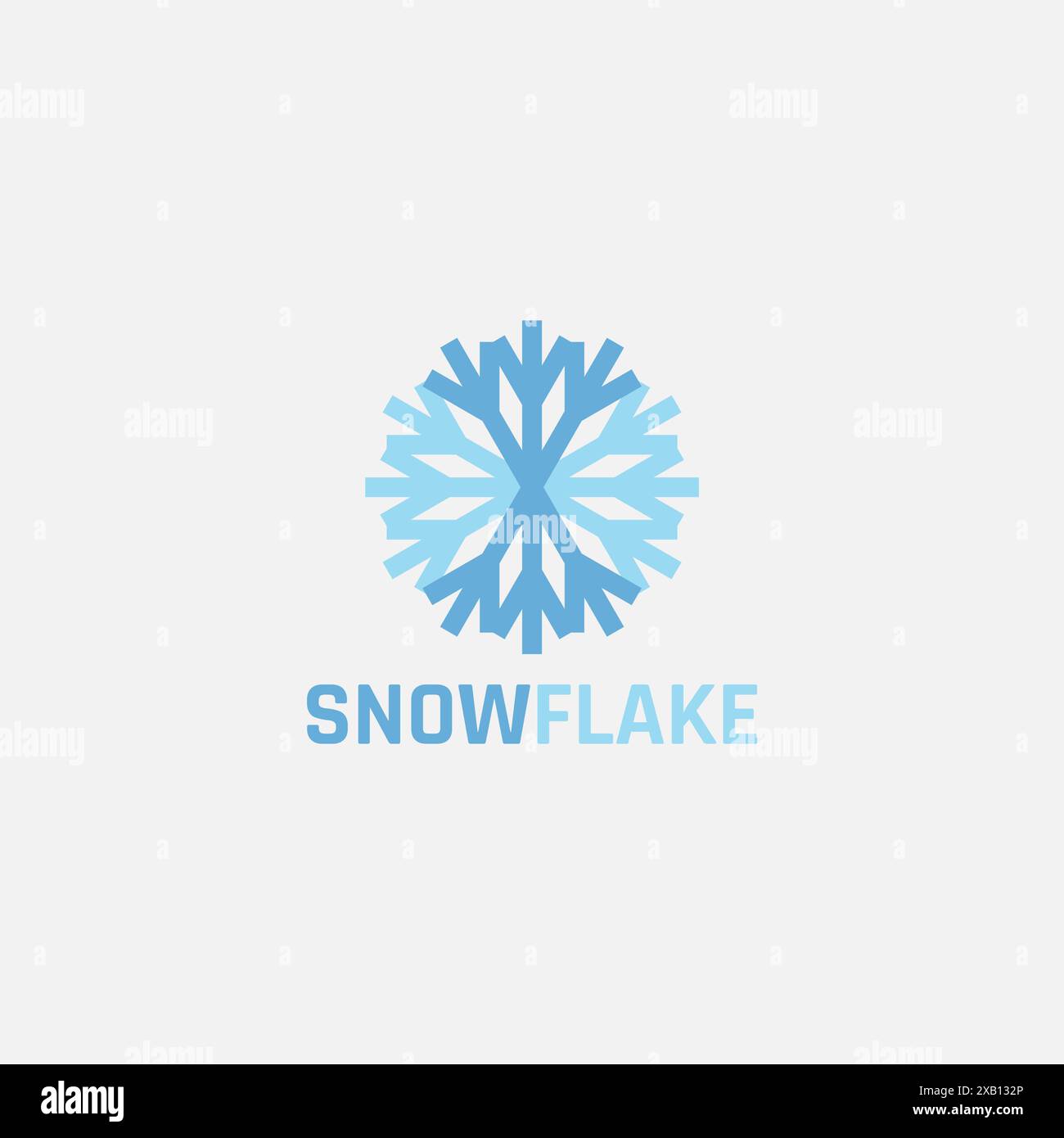 Logo flocon de neige Banque de photographies et d’images à haute ...