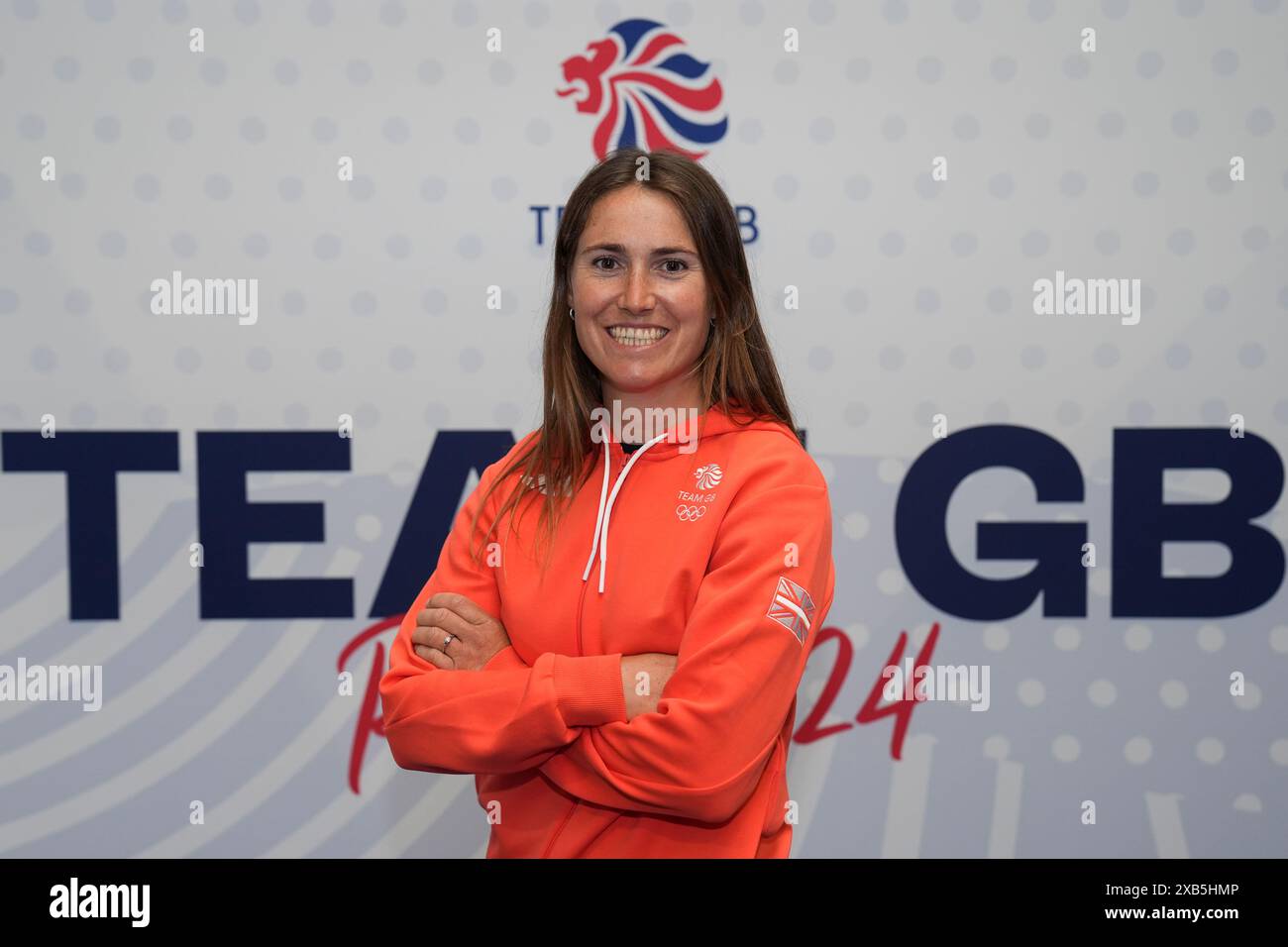 Anna Burnet lors d'une session Team GB Kitting Out pour Paris 2024 au Birmingham National ...