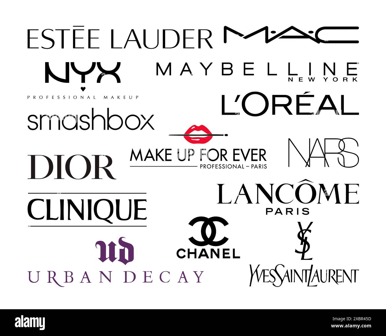 Yves saint laurent logo Banque d'images vectorielles - Alamy