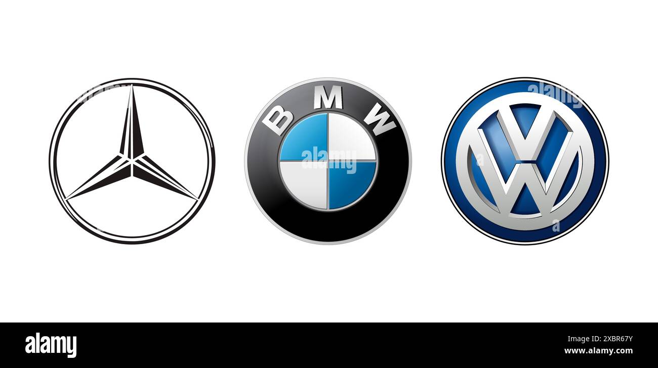 Logo automobile manufacturer bmw Banque d'images vectorielles - Alamy