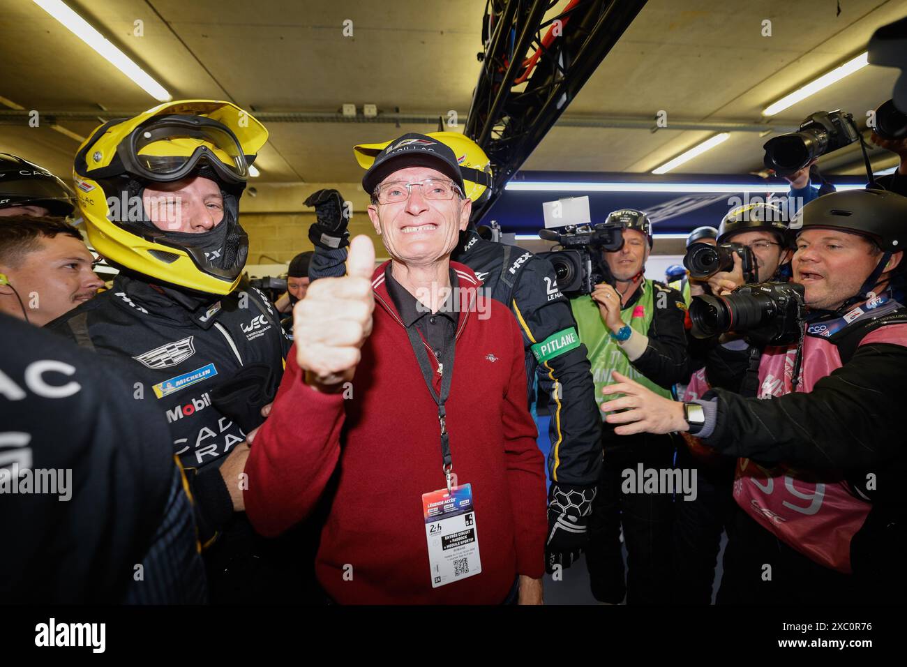 Patrick BOURDAIS, lors de l'Hyperpole des 24 heures du Mans 2024, 4ème manche du Championnat du ...