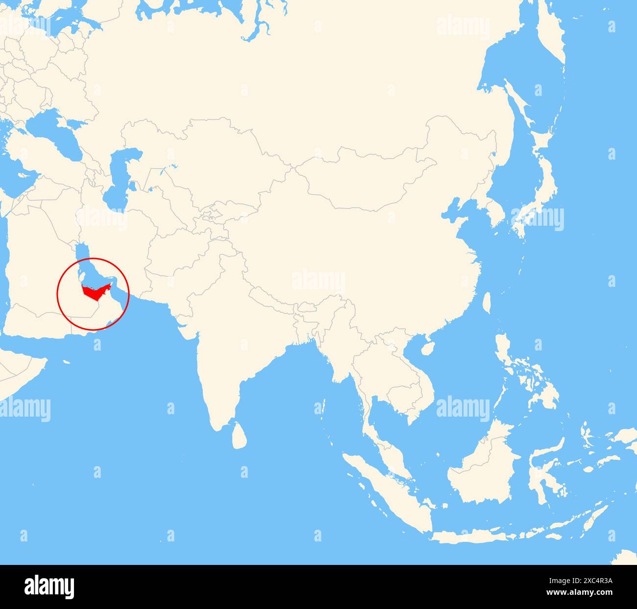 Mapa político asia ilustración Banque de photographies et d’images à ...