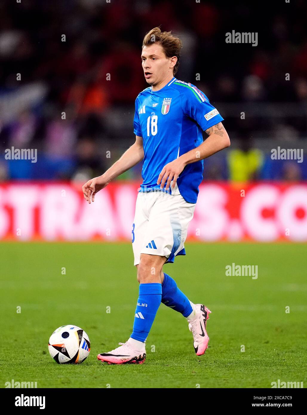 L'Italien Nicolo Barella lors du match du Groupe B de l'UEFA Euro 2024 ...