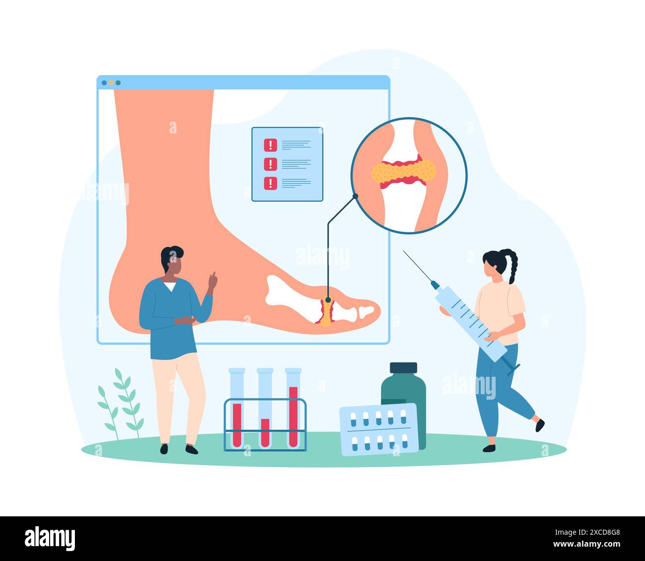 Traitement de la goutte Banque d'images vectorielles - Alamy