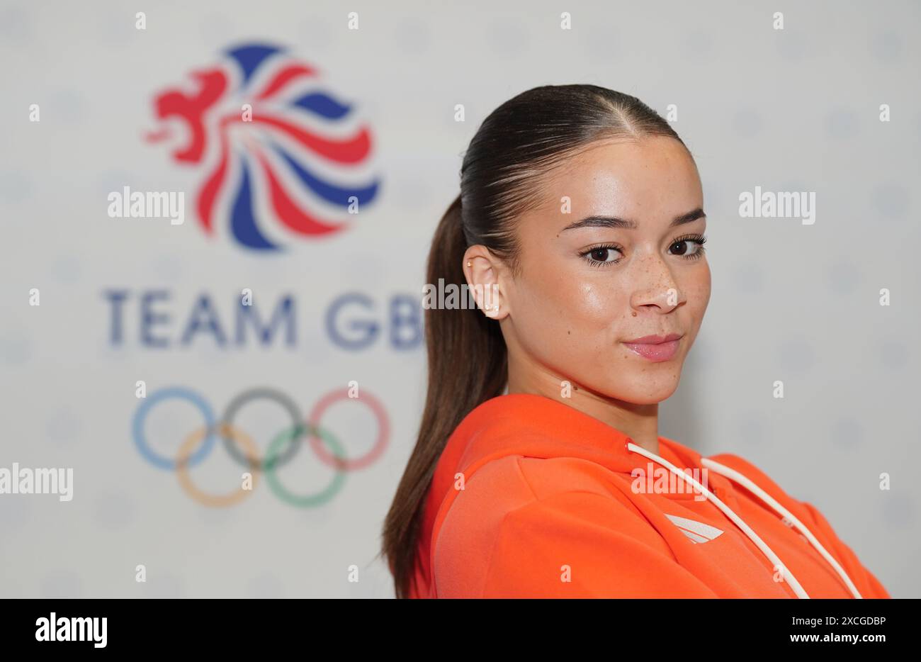 Georgia-Mae Fenton lors d’une session de kitting Out Team GB pour les ...