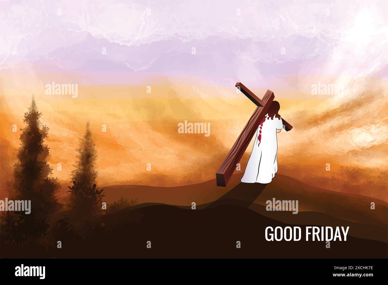 Christ crucifixion Banque d'images vectorielles - Alamy