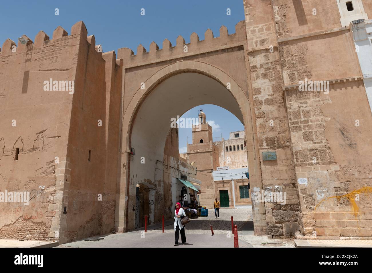 Ancienne porte fortifiée de Sfax Médine, connue sous le nom de BEB ...