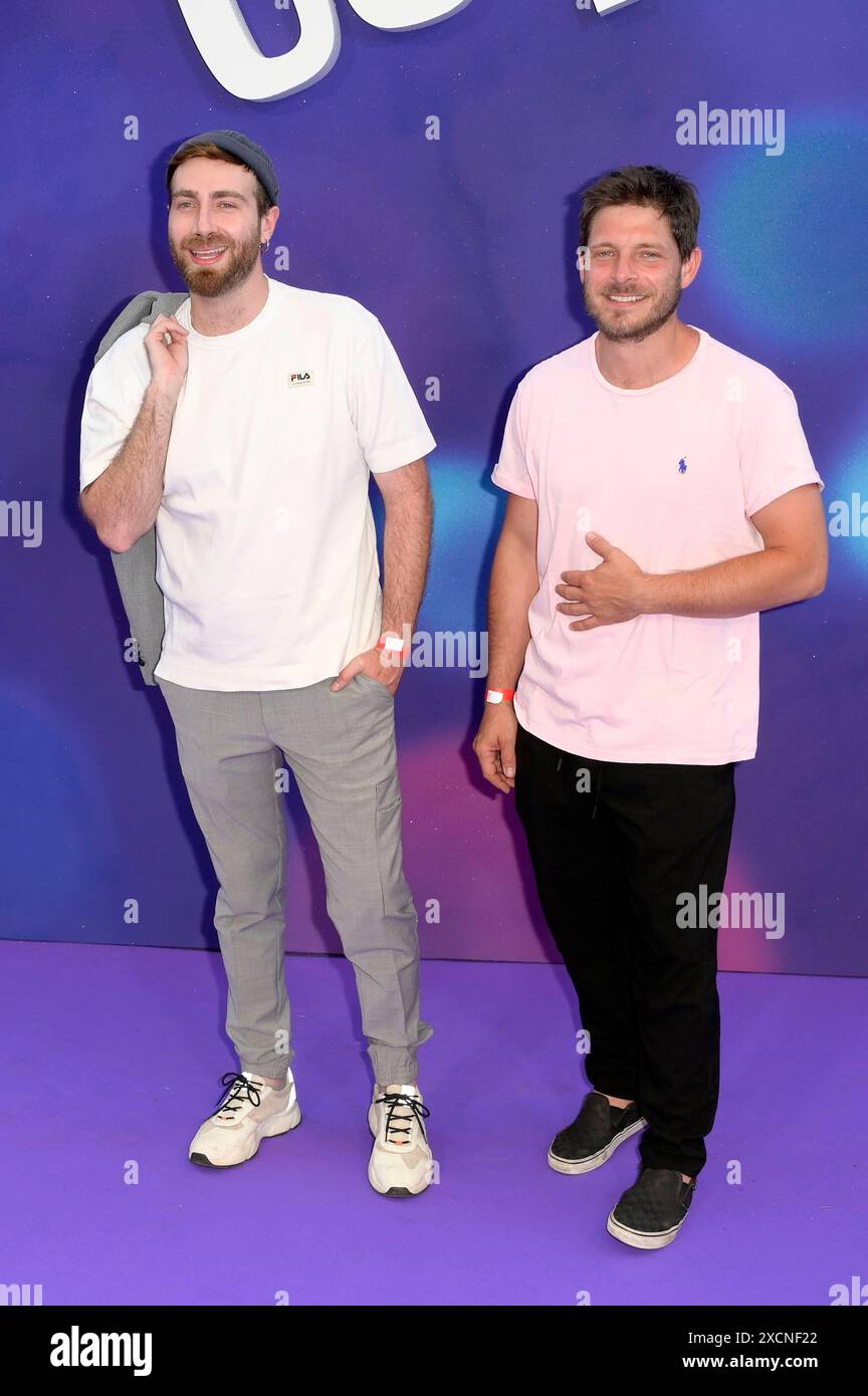 Lorenzo Licitra und Gabriele Rossi BEI der Premiere des Animationsfilms ...