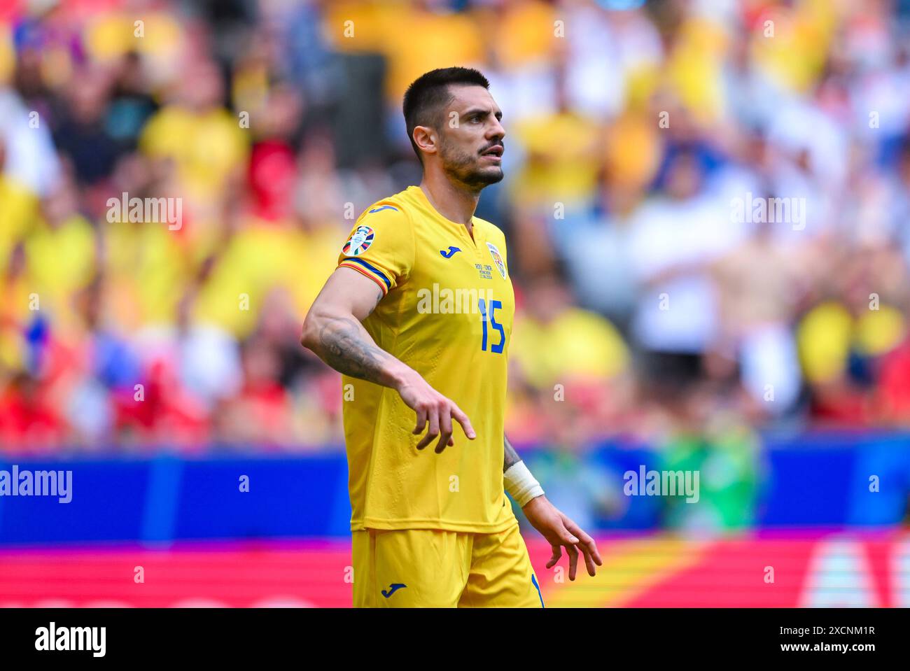 Andrei Burca Romania schaut zu, UEFA EURO 2024 - Groupe E, Roumanie vs ...