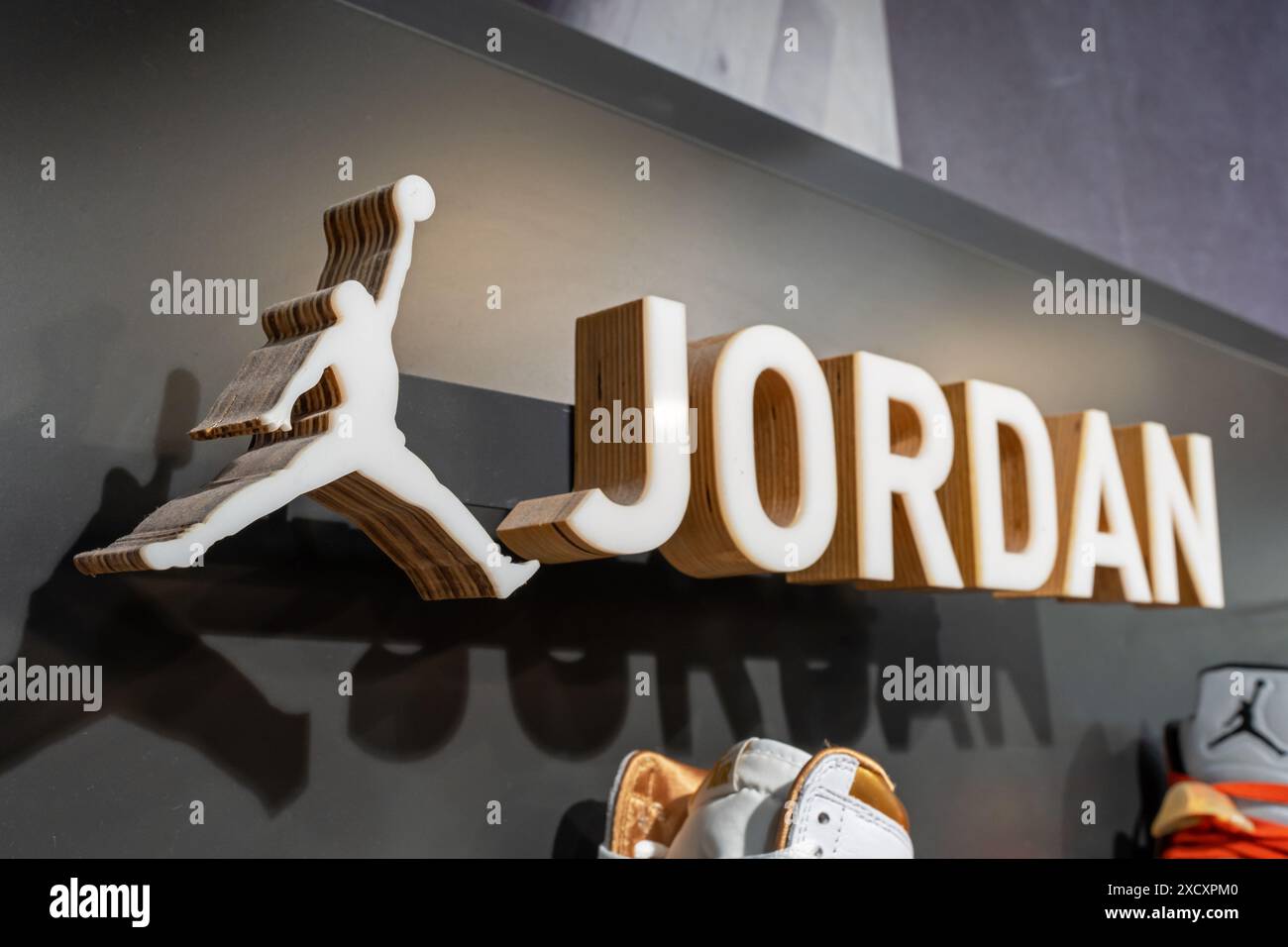 Nike air jordan shoes Banque de photographies et d’images à haute ...