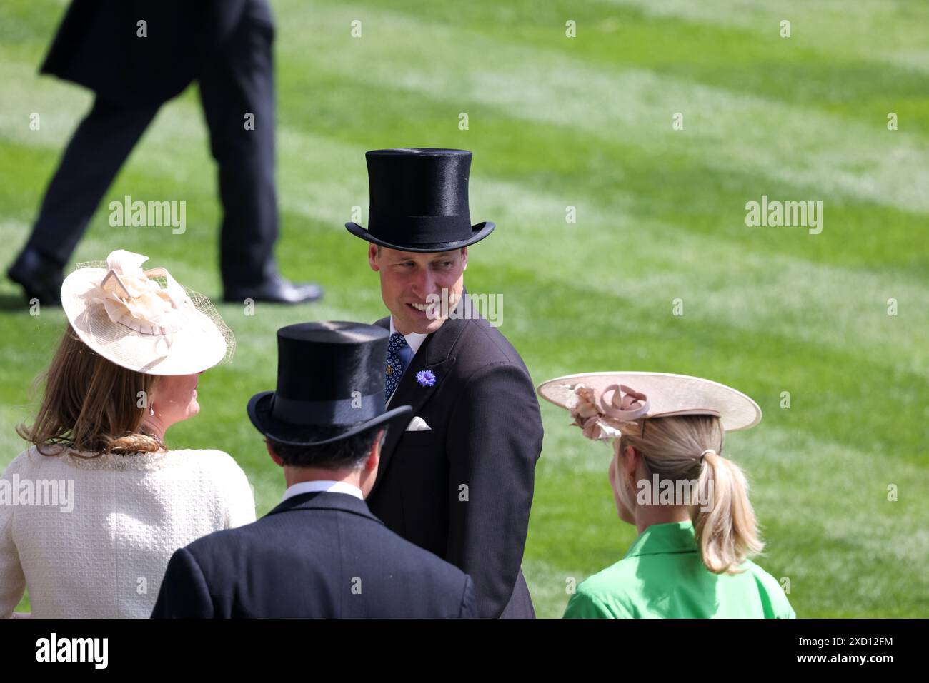 Ascot, Berkshire, Royaume-Uni. 19 juin 2024. La Reine et le Prince de ...