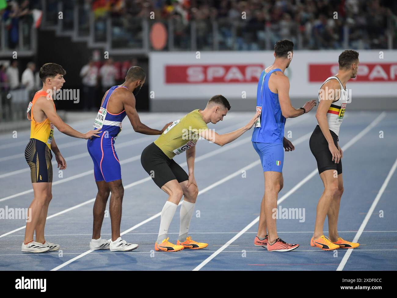 Finale de relais 4x400 m masculin aux Championnats d'Europe d ...
