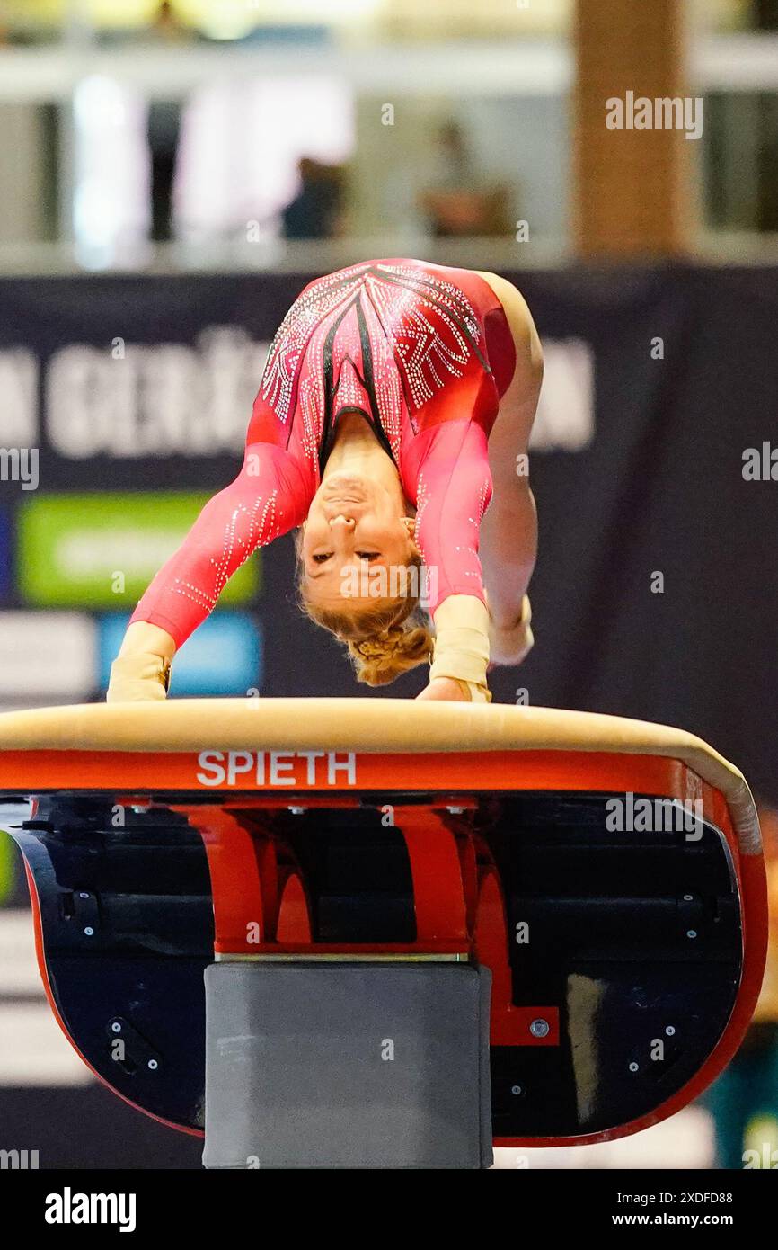 22 juin 2024, Hesse, Rüsselsheim : gymnastique : qualification ...