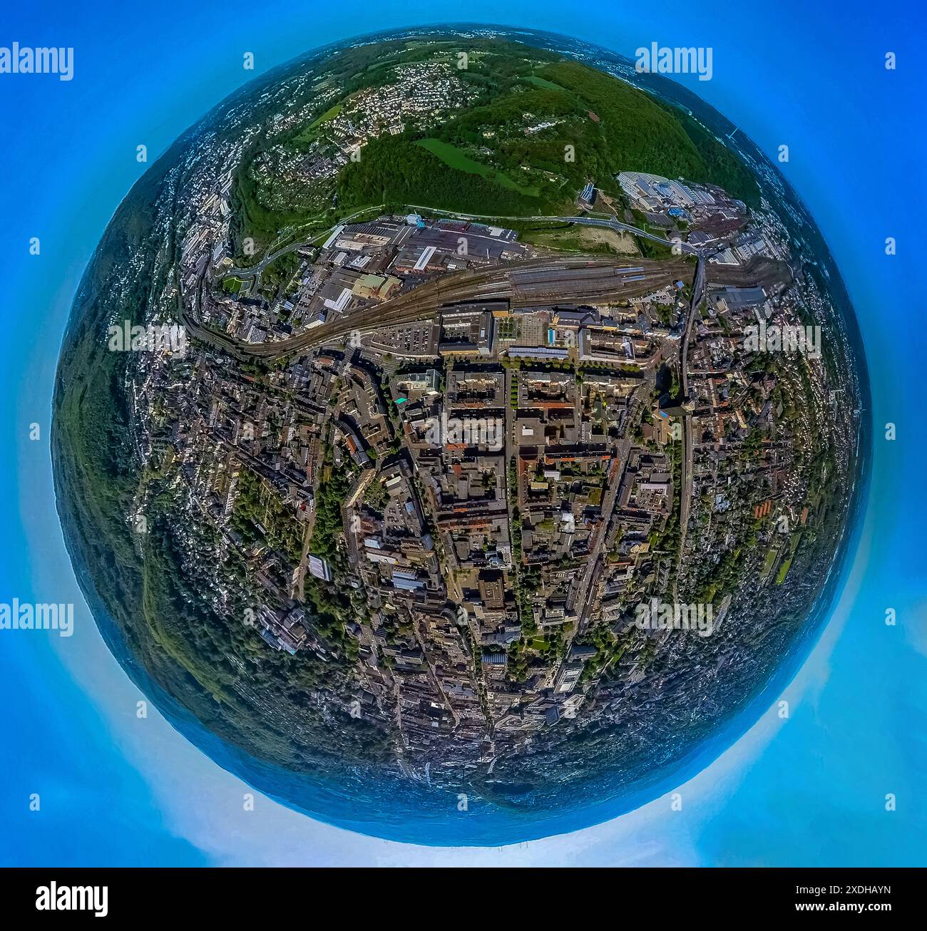 Chantier de contournement avec nouvelle construction de contournement ...