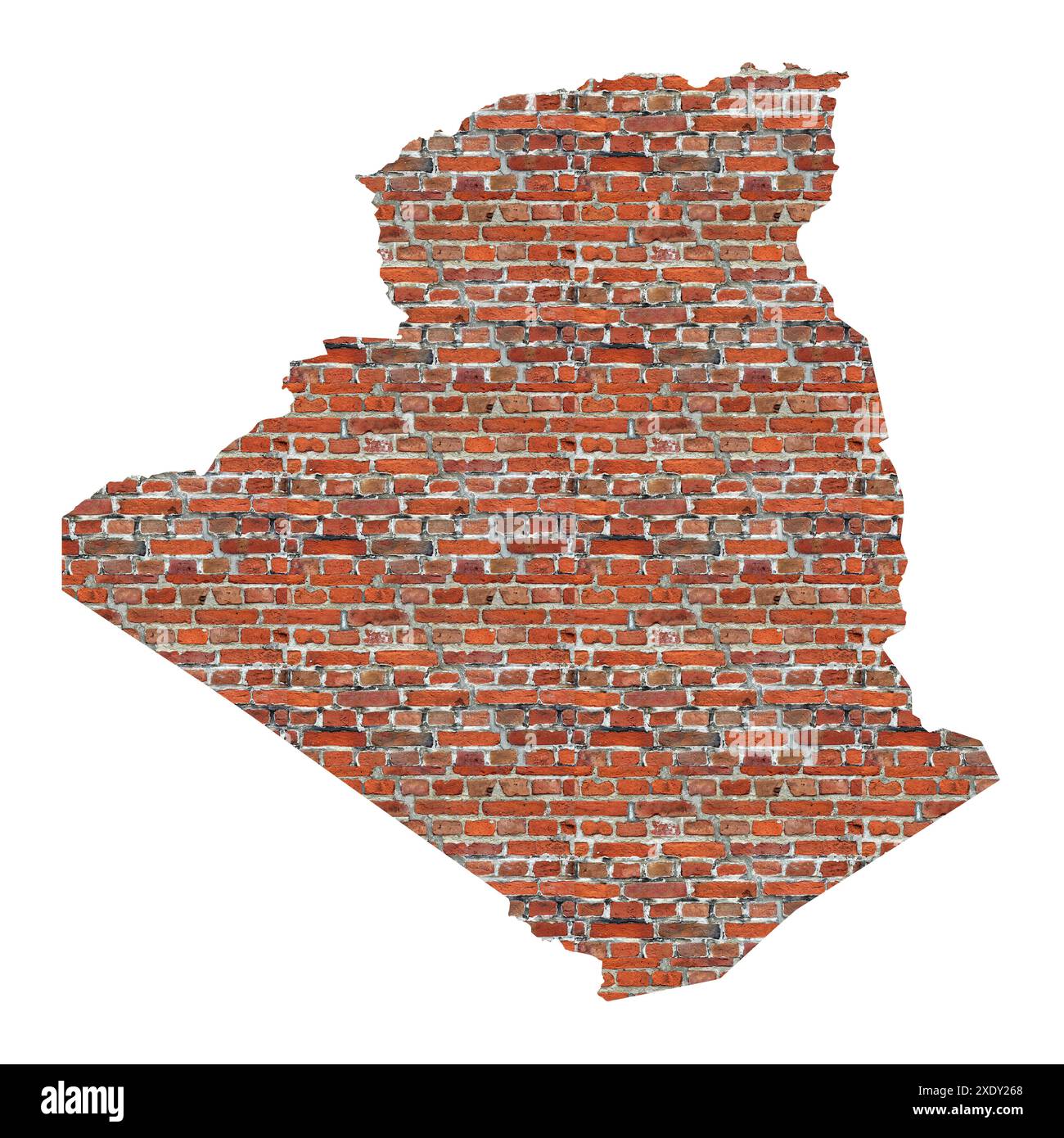 Algeria outline map Banque de photographies et d’images à haute ...