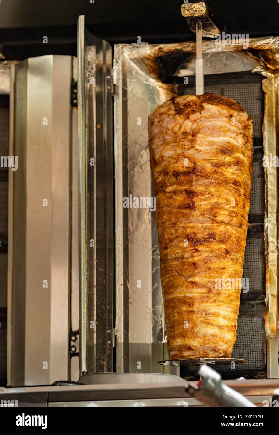 Poulet kebab doner Banque de photographies et d’images à haute ...