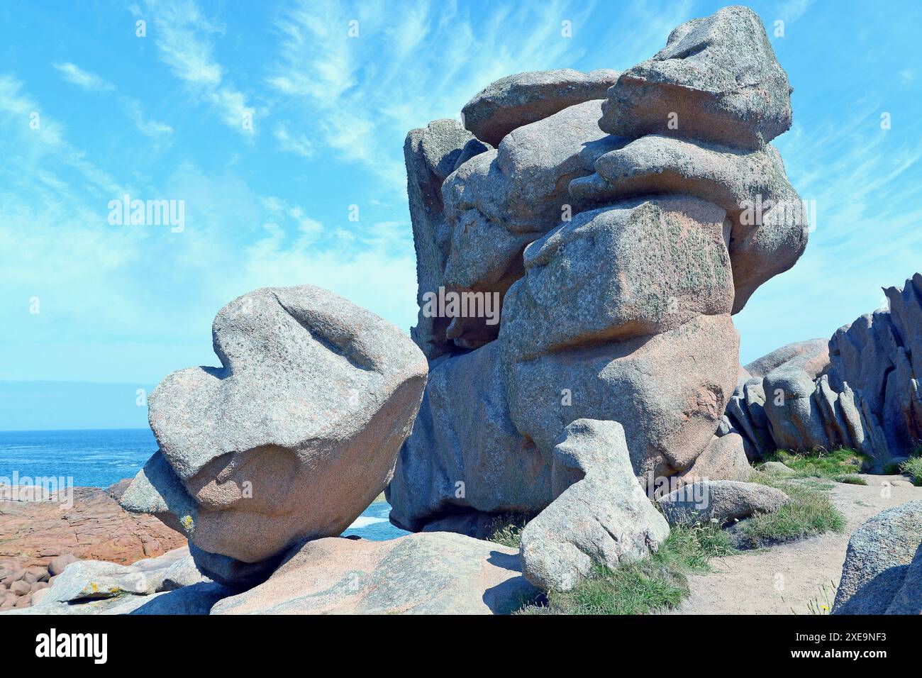 Cote de granit rose bretagne Banque de photographies et d’images à ...