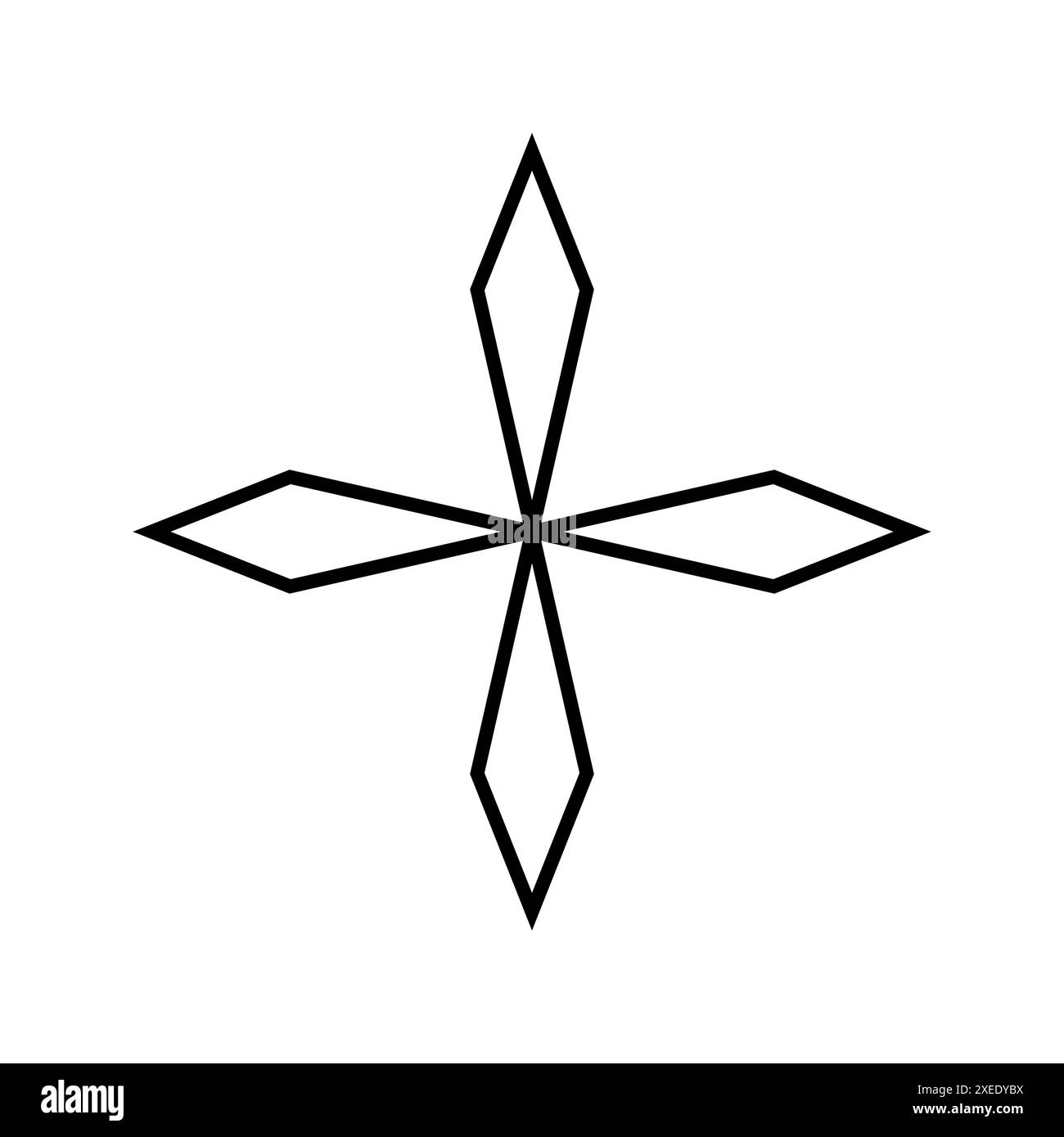 Symbole simple Banque d'images noir et blanc - Alamy