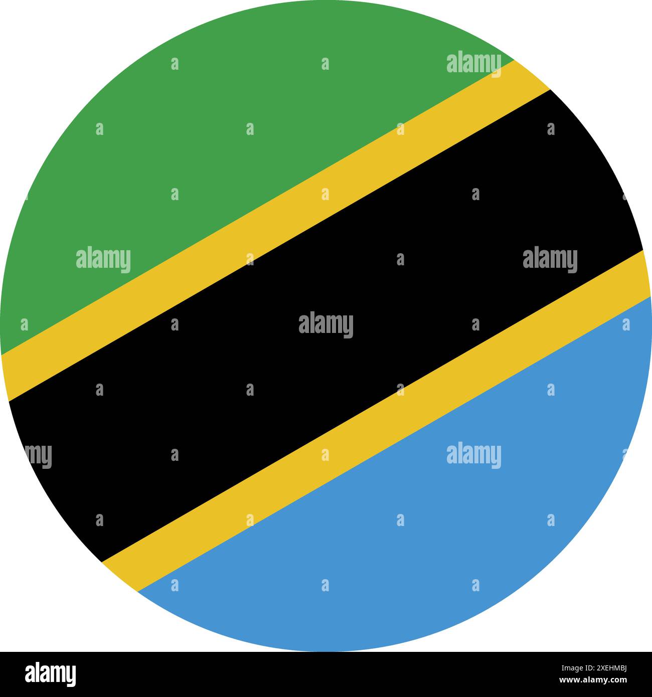 Drapeau tanzanie Banque d'images vectorielles - Alamy