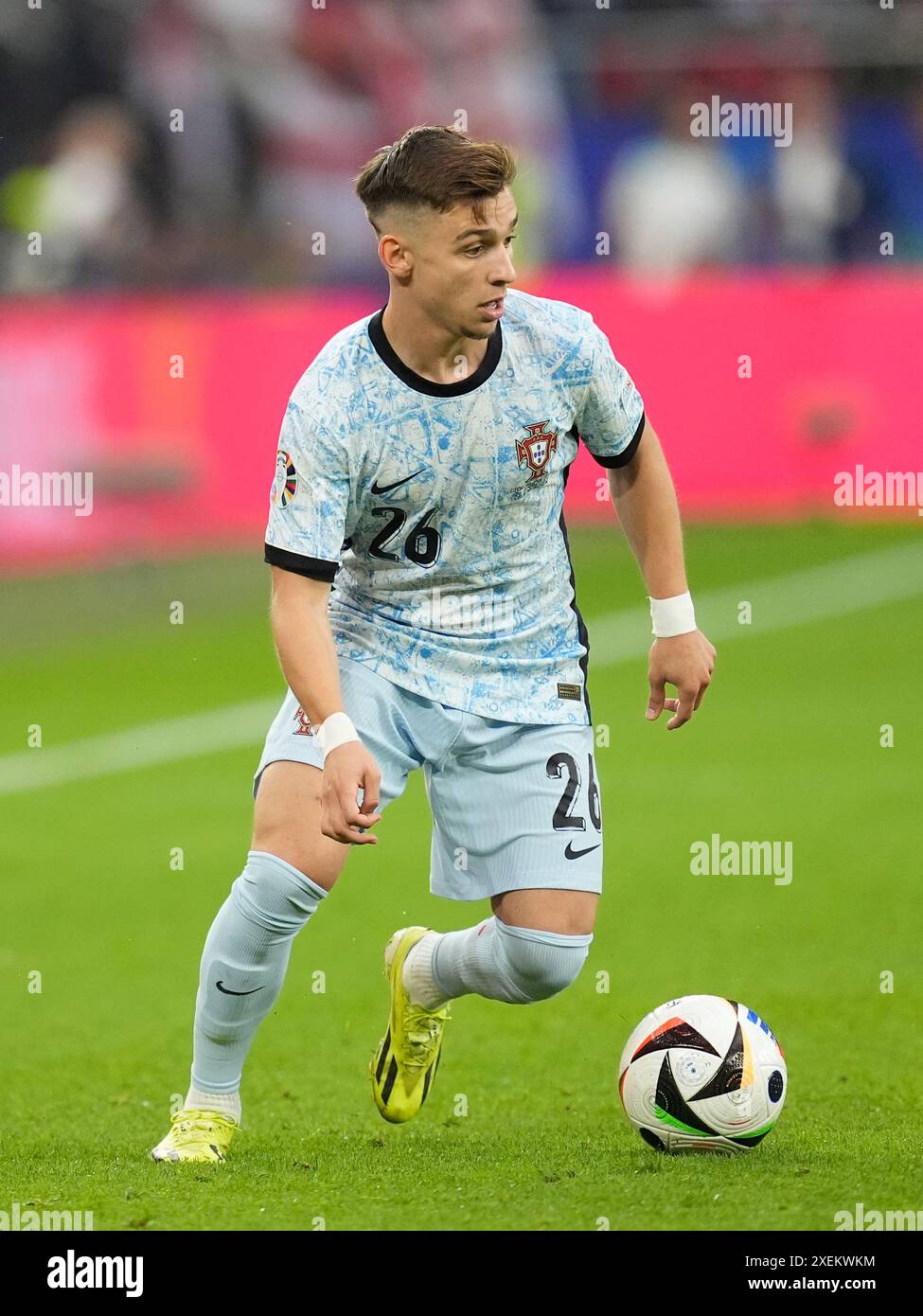 Le Portugais Francisco Conceicao lors du match du Groupe F de l'UEFA ...