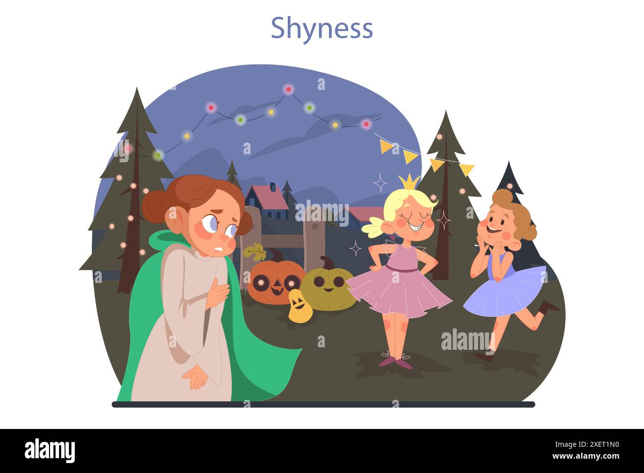 Traitement scolaire pour enfants Banque d'images vectorielles - Alamy