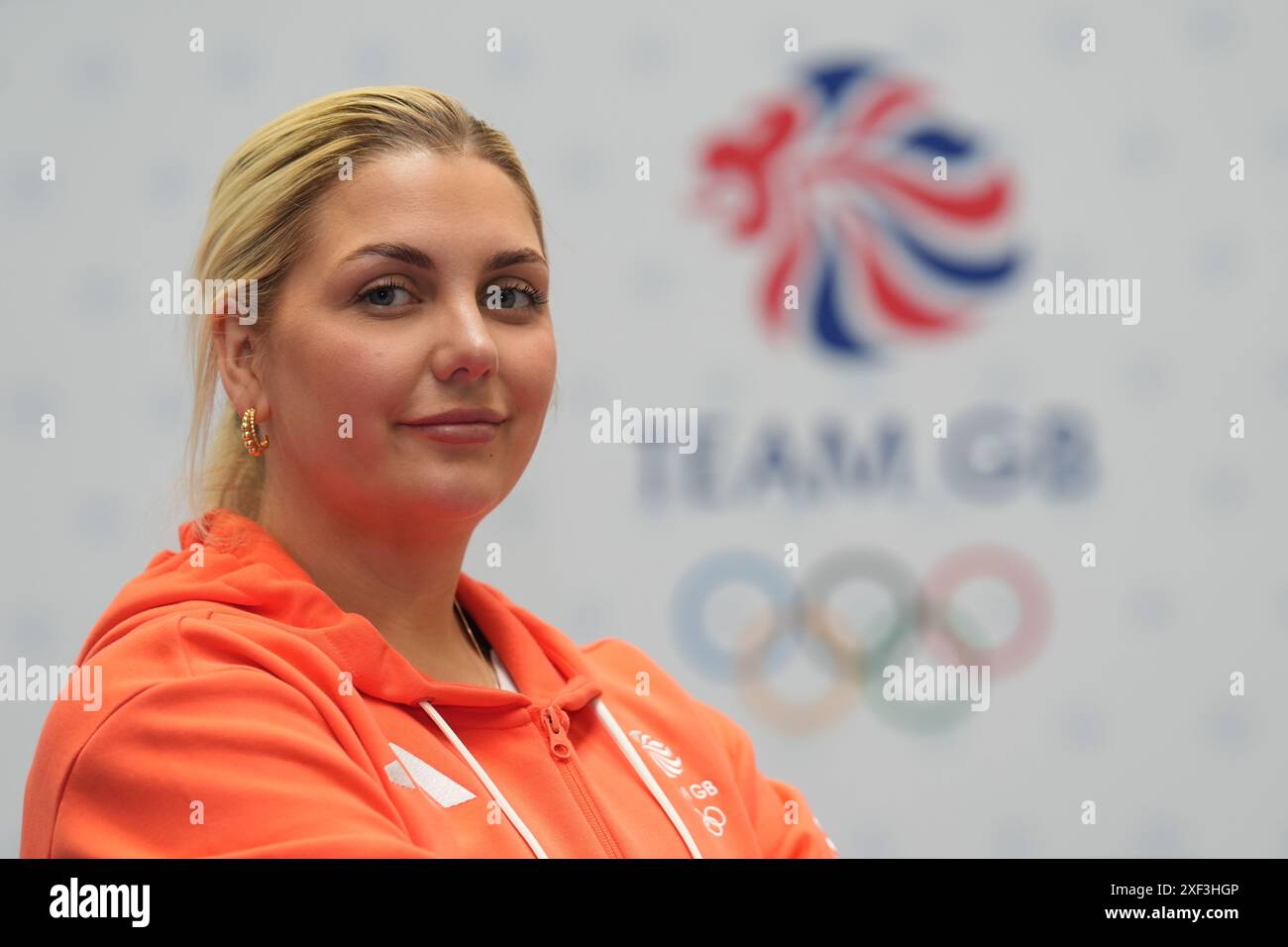 Amber Rutter de Team GB lors d'une session de kitting Out de Team GB ...