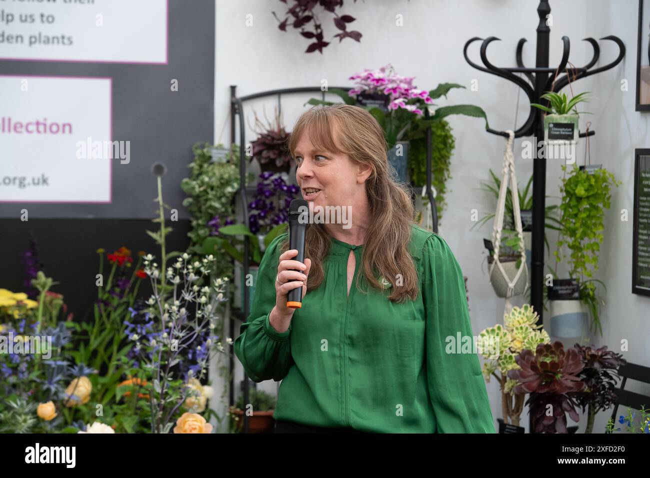East Molesey, Royaume-Uni. 1er juillet 2024. Les orchidées de la ...