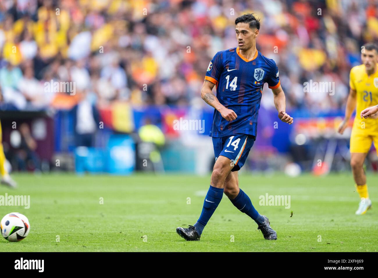 Munich, Allemagne. 02 juillet 2024. Tijjani Reijnders (14 ans), des ...