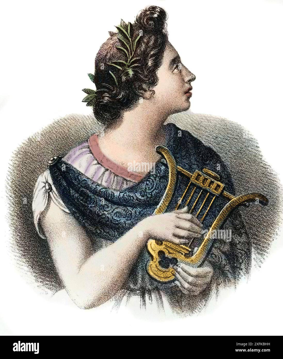Instruments de musique grecs anciens Banque d'images détourées - Alamy