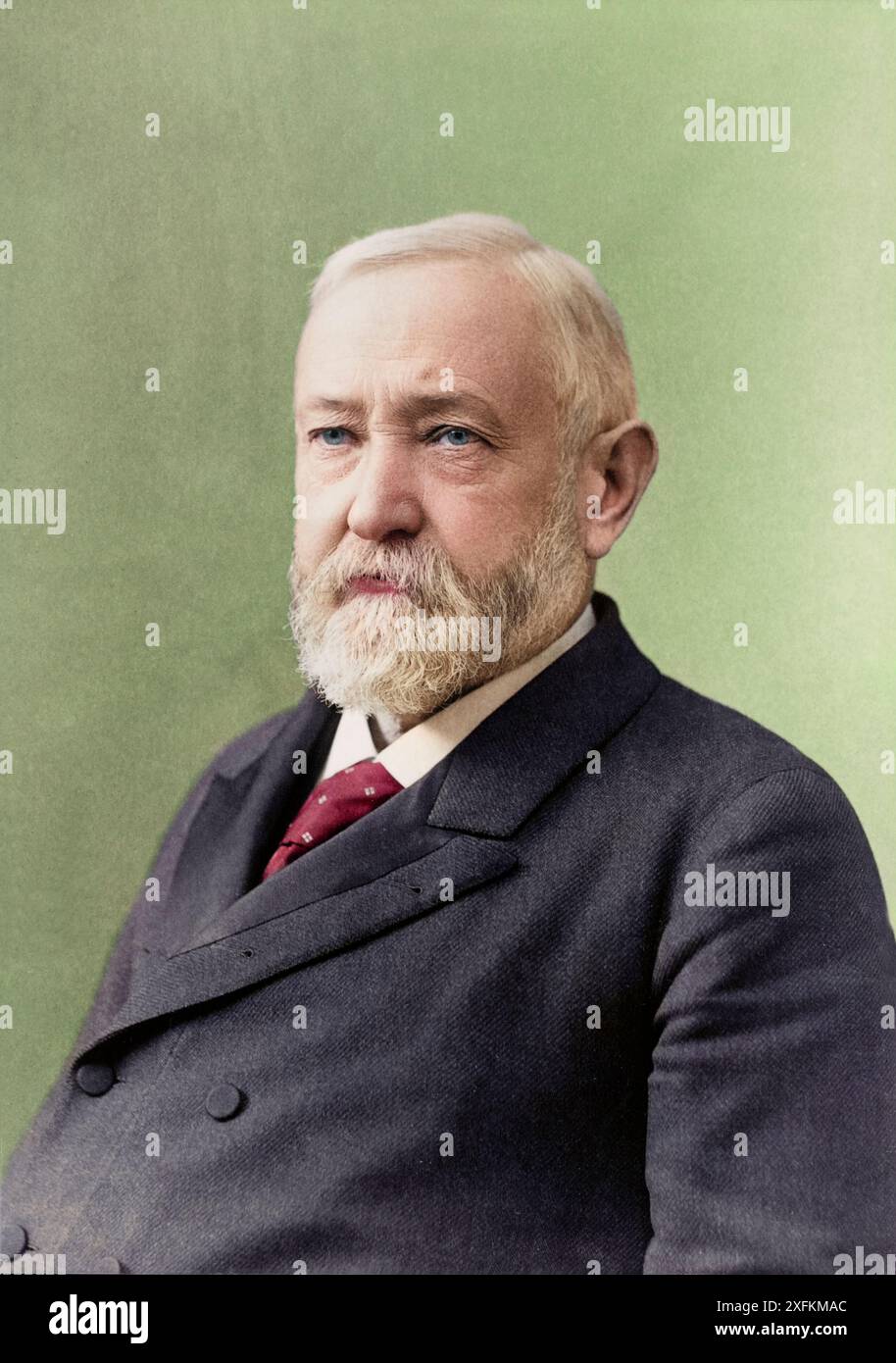 Benjamin Harrison, ancien président des États-Unis. 1896. Benjamin ...