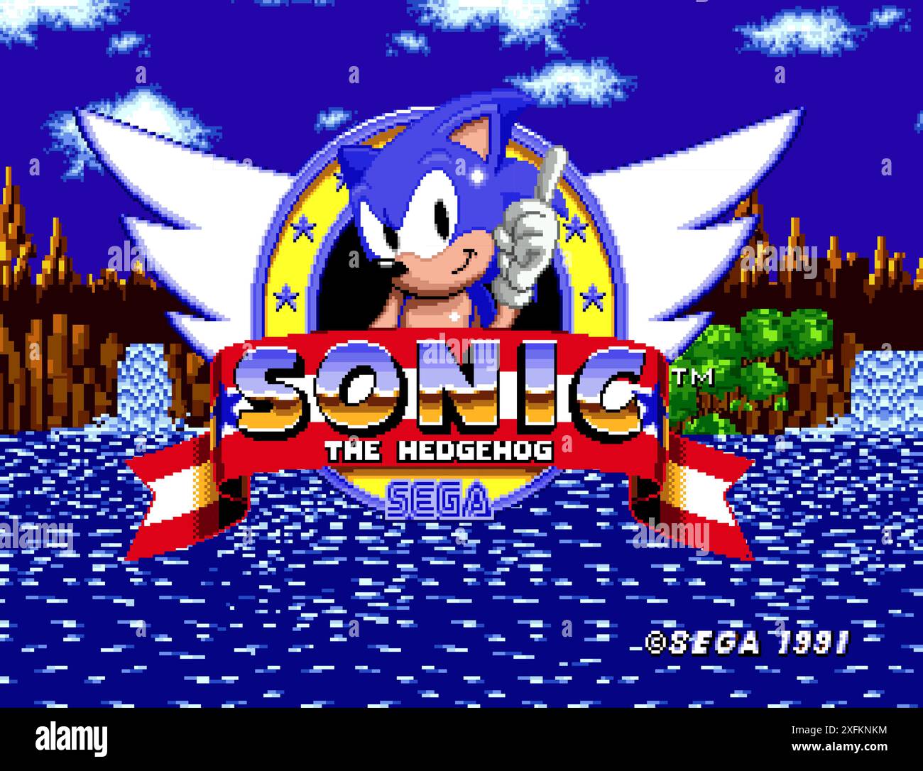 Sonic hedgehog Banque d'images vectorielles - Alamy