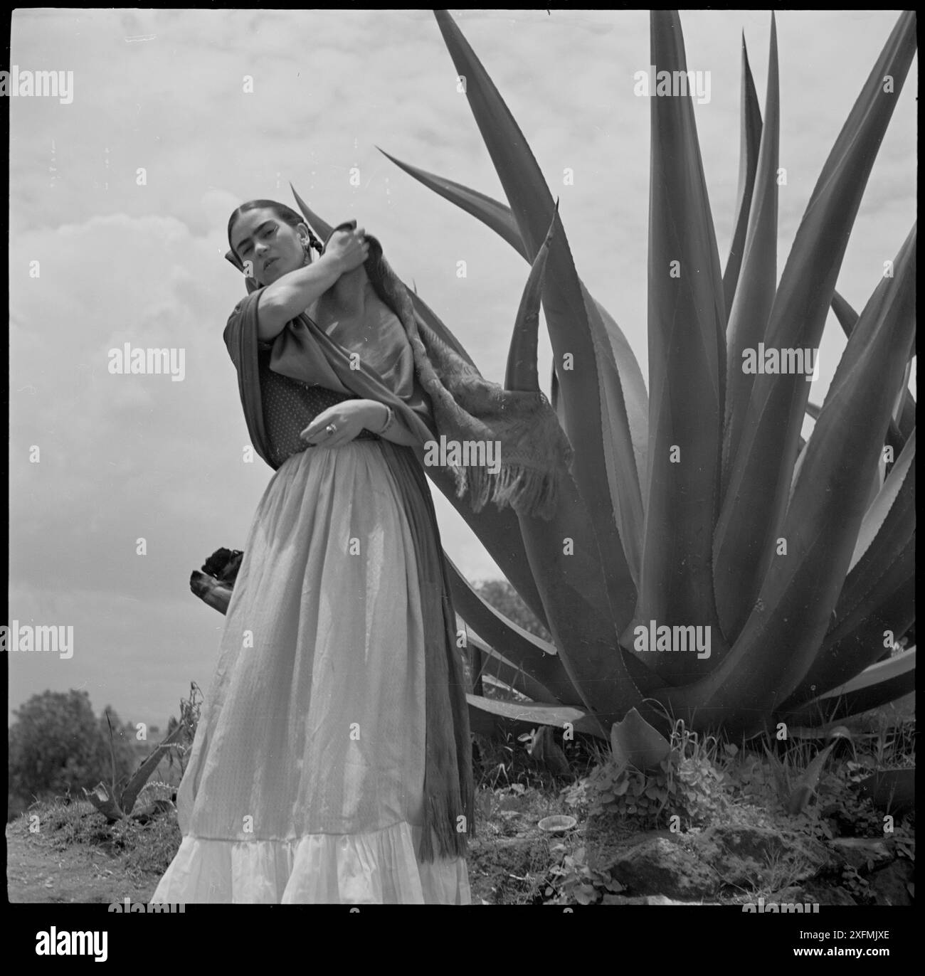 Frida kahlo museum Banque d'images noir et blanc - Alamy