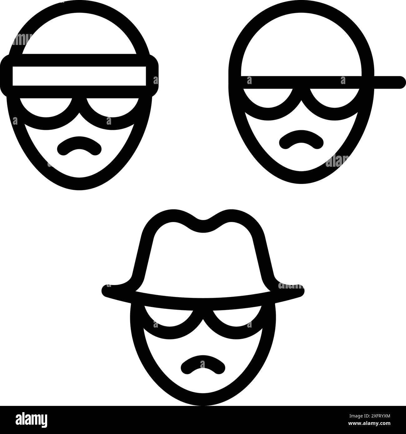 Gang logo Banque d'images noir et blanc - Alamy