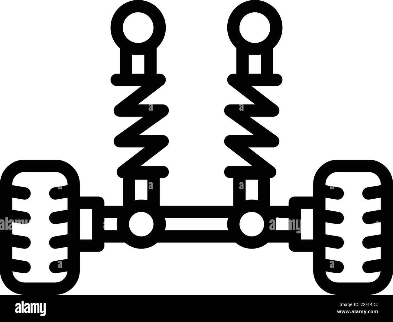 Logo de la suspension Banque d'images noir et blanc - Alamy