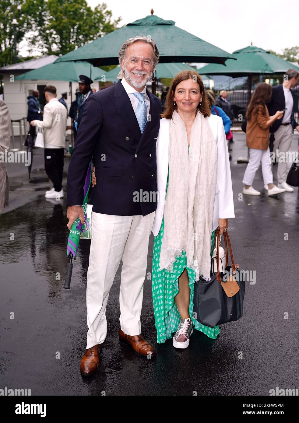 Marcus Wareing et Jane Wareing arrivent le cinquième jour des ...