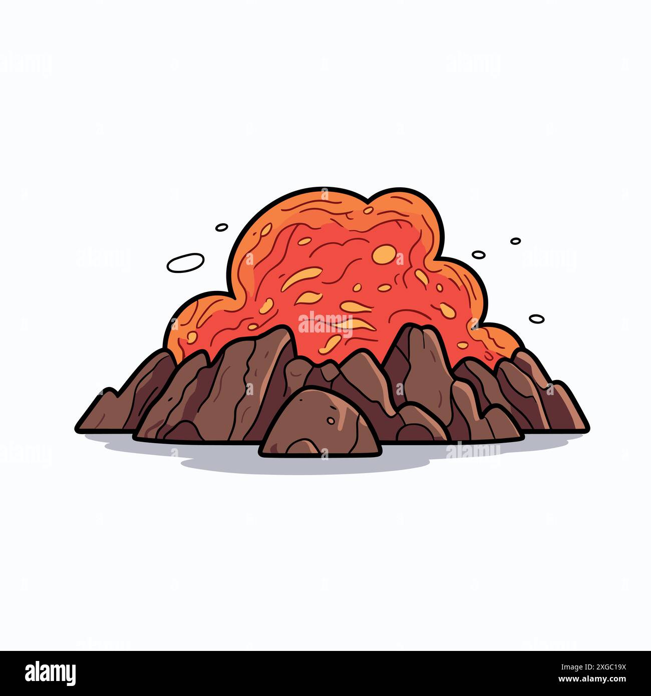 Dessin de la lave Banque d'images vectorielles - Page 3 - Alamy