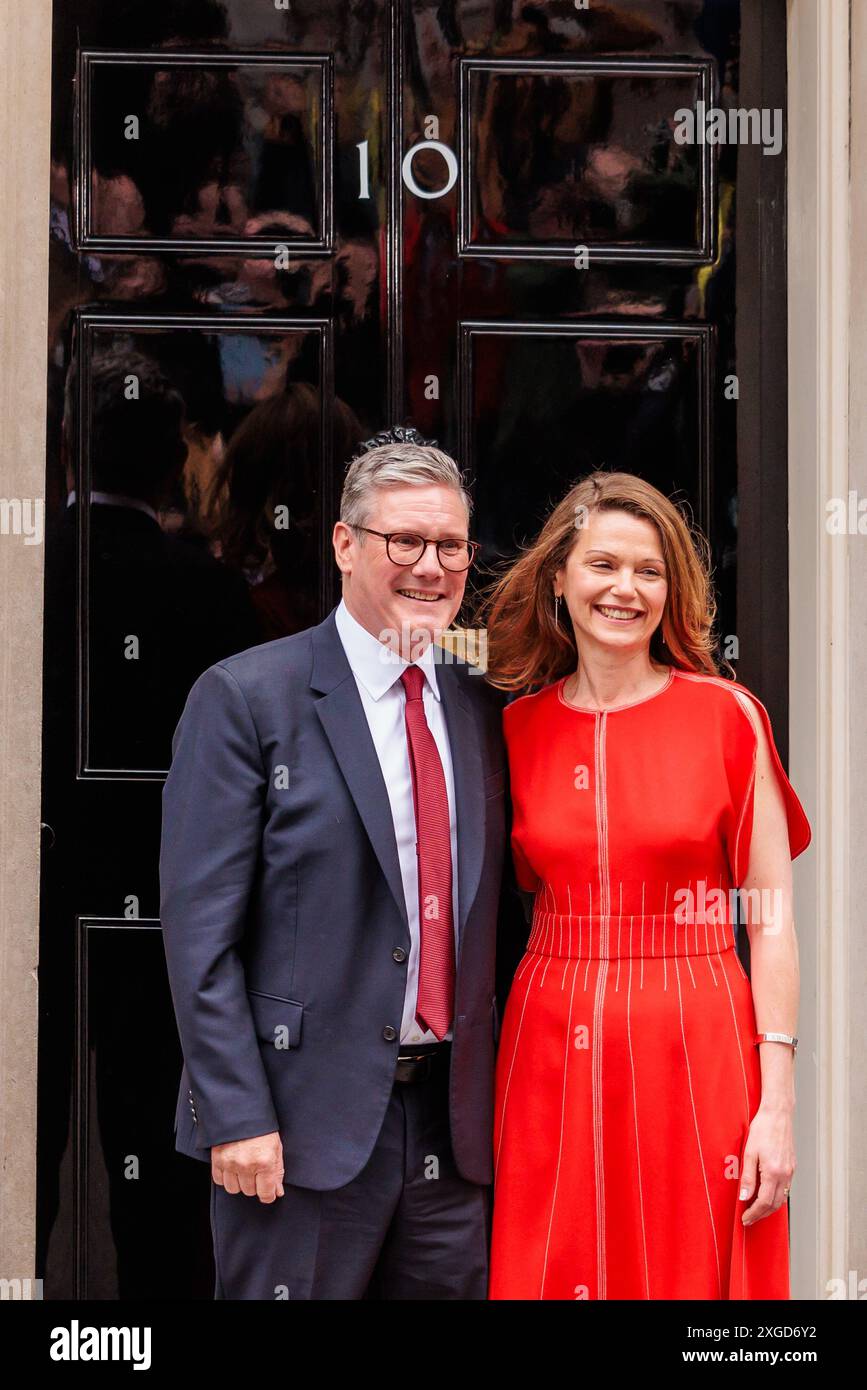 Le premier ministre britannique, Keir Starmer, et son épouse, Lady ...