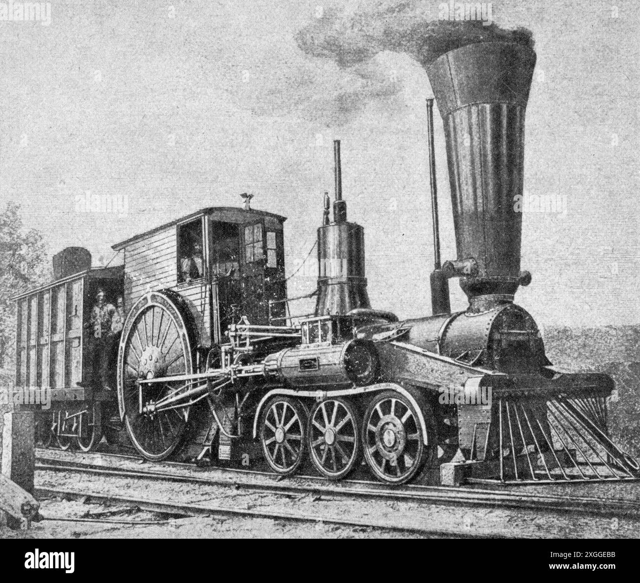 Crampton railway locomotive Banque de photographies et d’images à haute ...