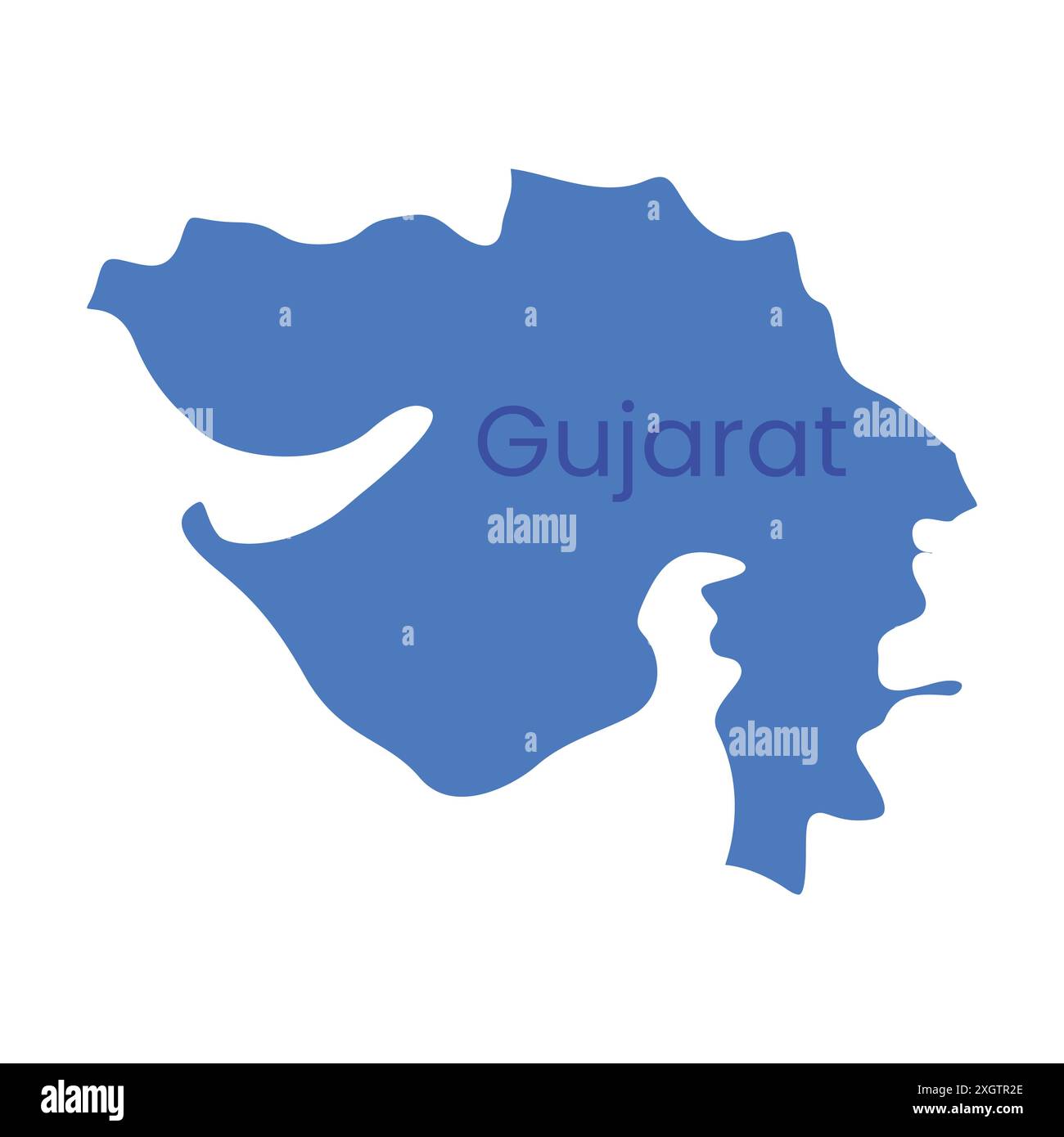 Indian state map Banque d'images vectorielles - Alamy